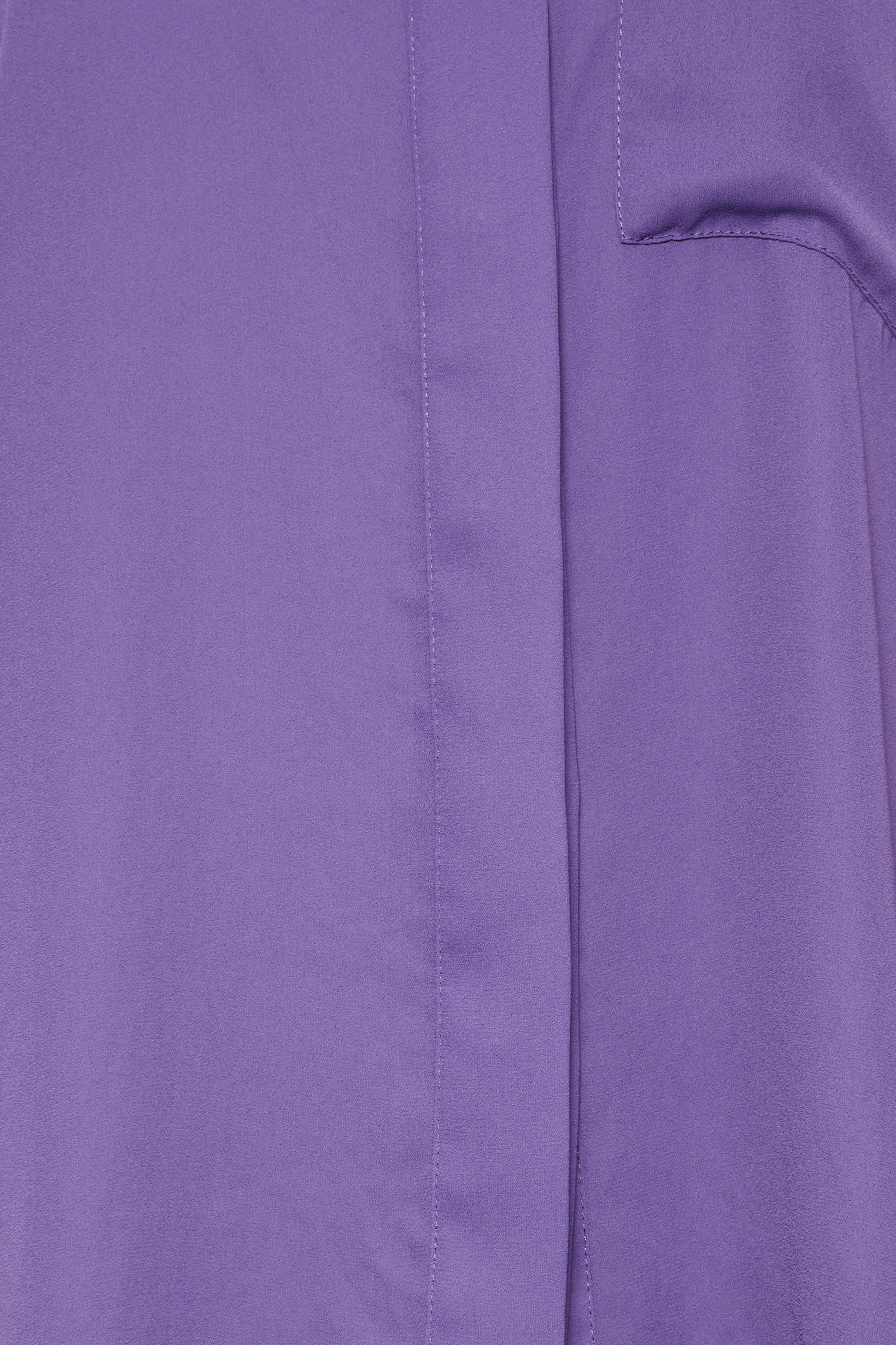 M&Co Purple Satin Contrast Panel Shirt | M&Co