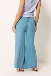 M&Co Light Blue Wide Leg Trousers | M&Co