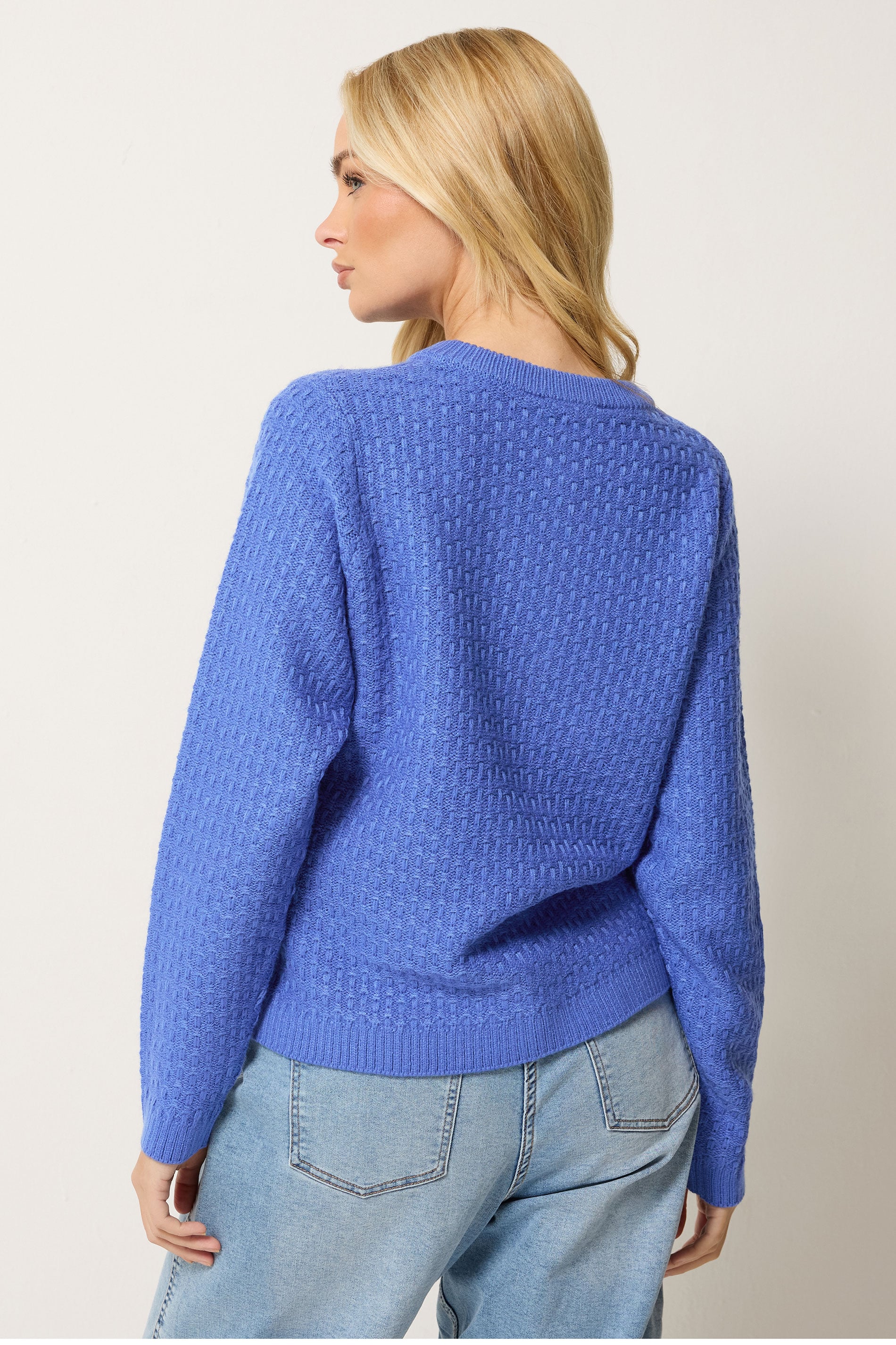 M&Co Cobalt Blue Button Up Cardigan | M&Co