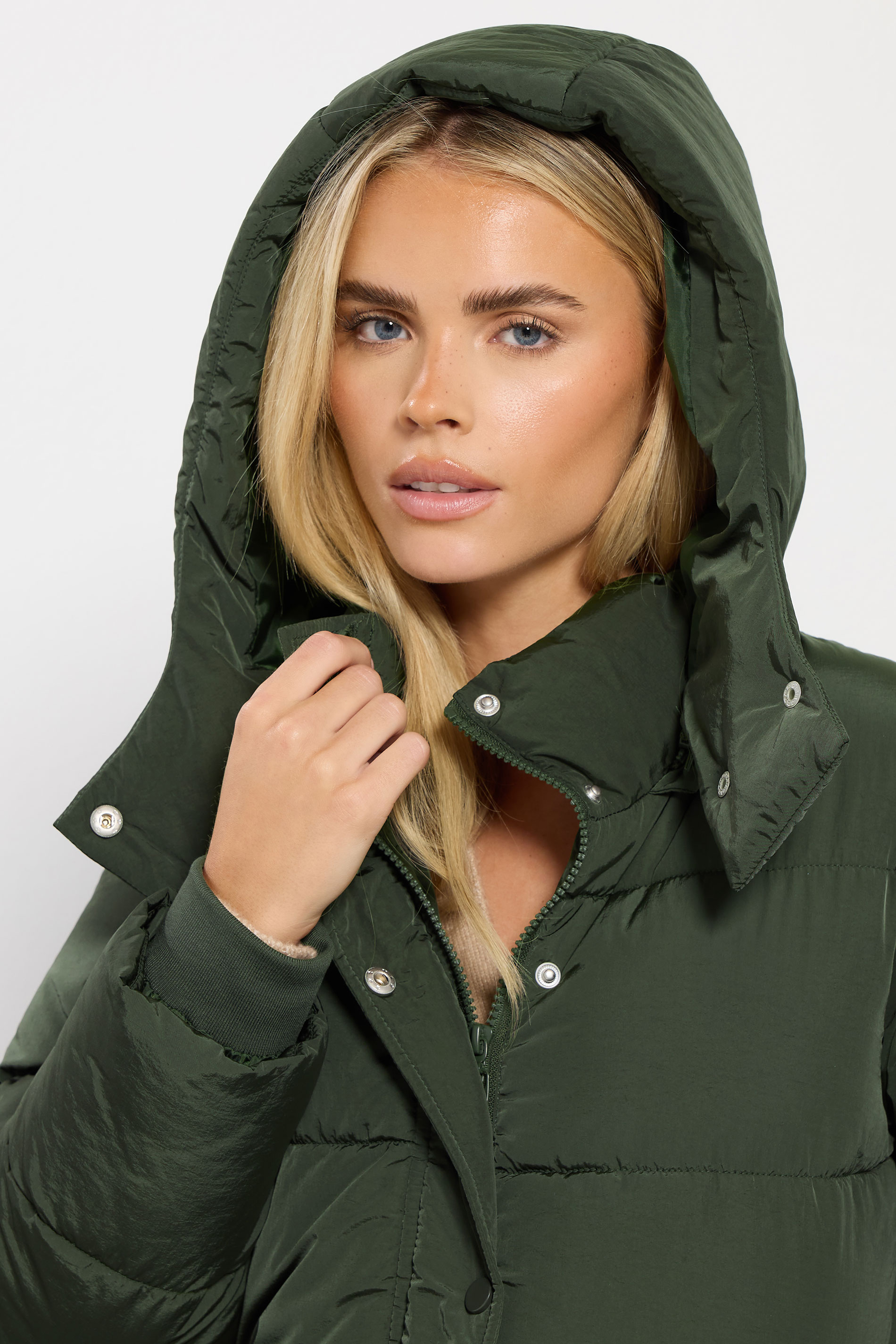 M&Co Petite Green Padded Midi Coat | M&Co